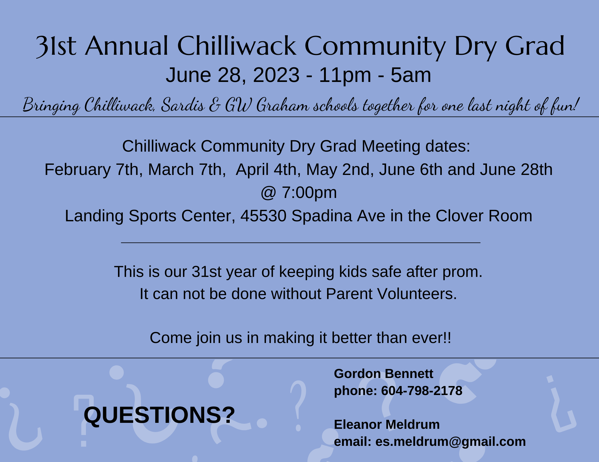 Grad Events | Chilliwack Secondary